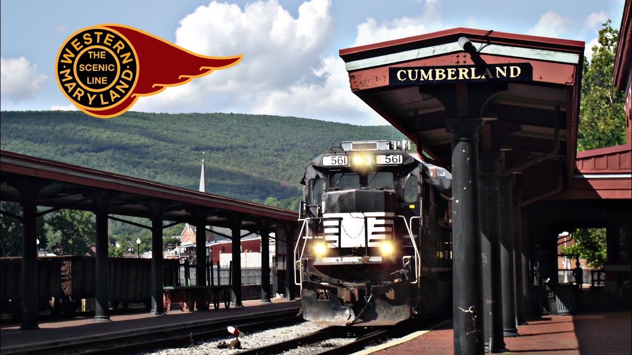 WMSR 561: The chase between Cumberland & Frostburg - YouTube