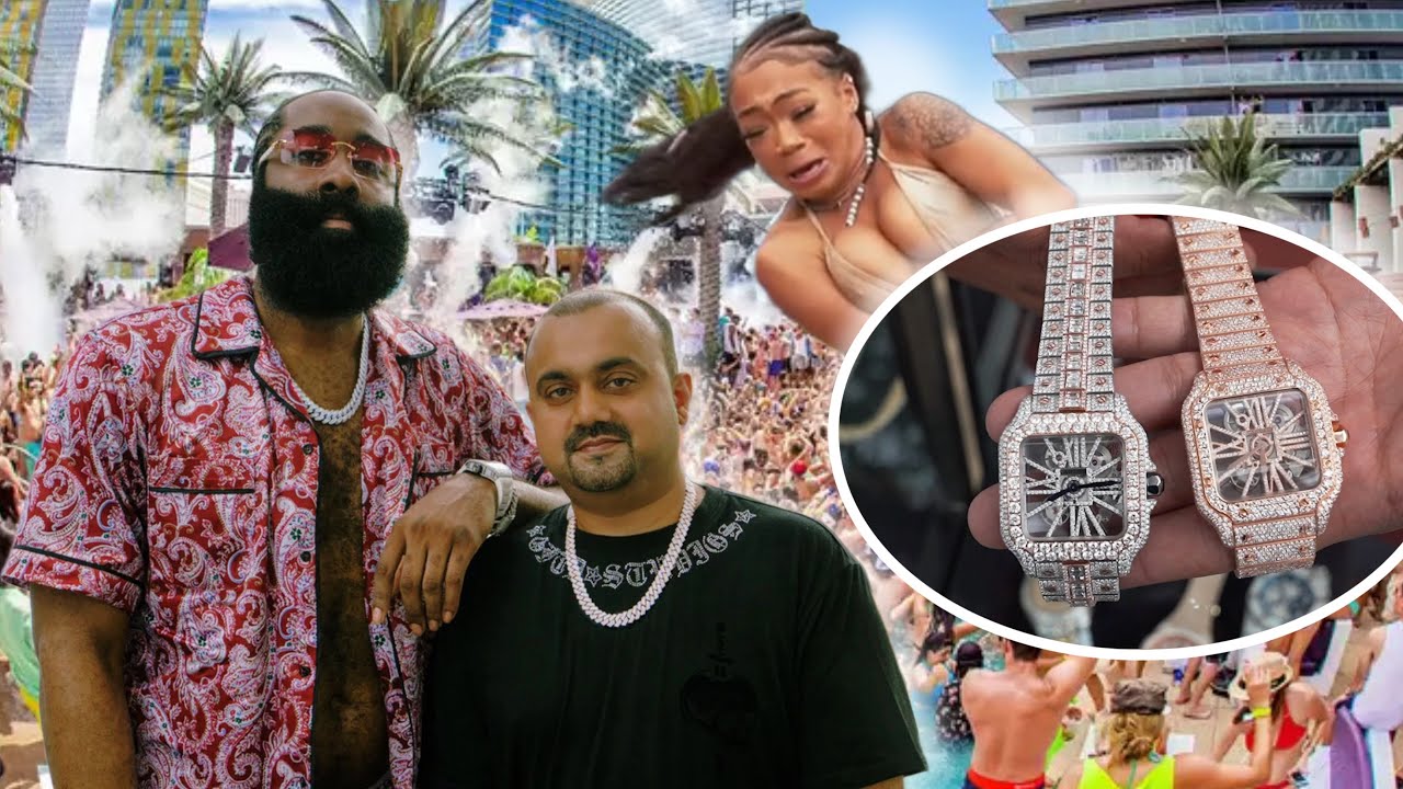 James Harden Invites Iceman Nick to his INSANE Private party! | Meek ...