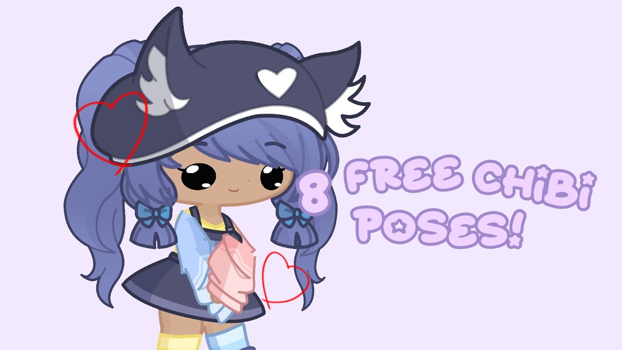 8+ Free chibi base poses/GL2 - YouTube
