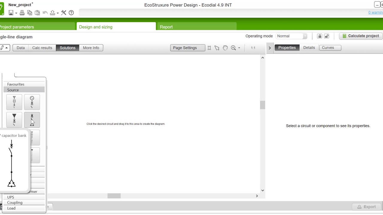 Ecodial : Explore the "circuits library" of the EcoStruxure Power ...