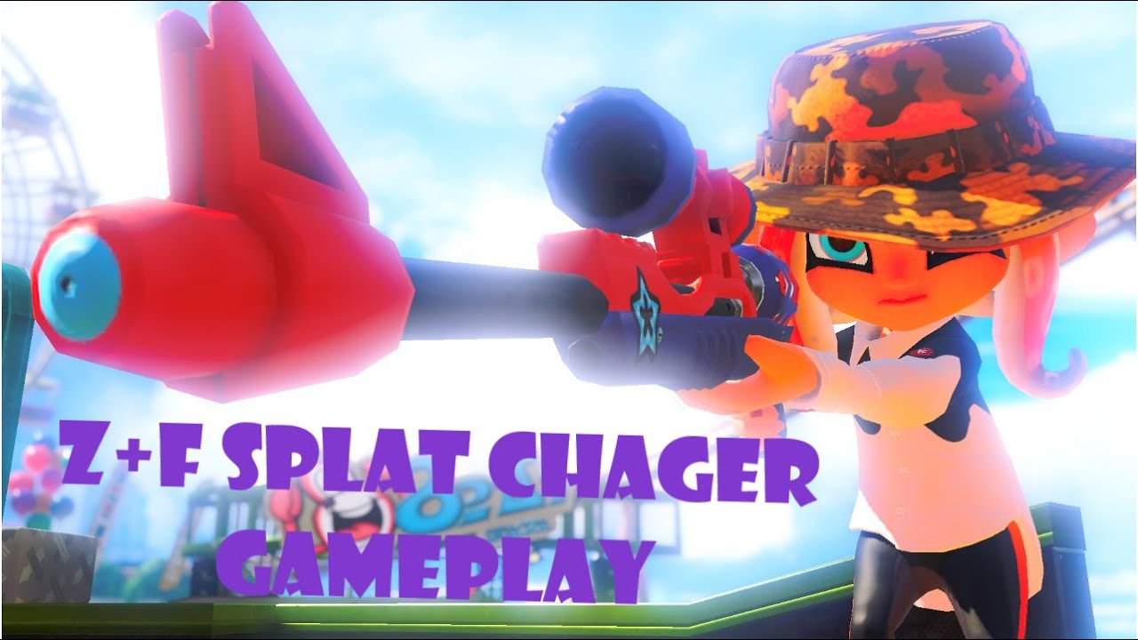 Z+F Splat Charger (Scoped) Gameplay - Splatoon 3 | Anarchy Battle (Clam ...