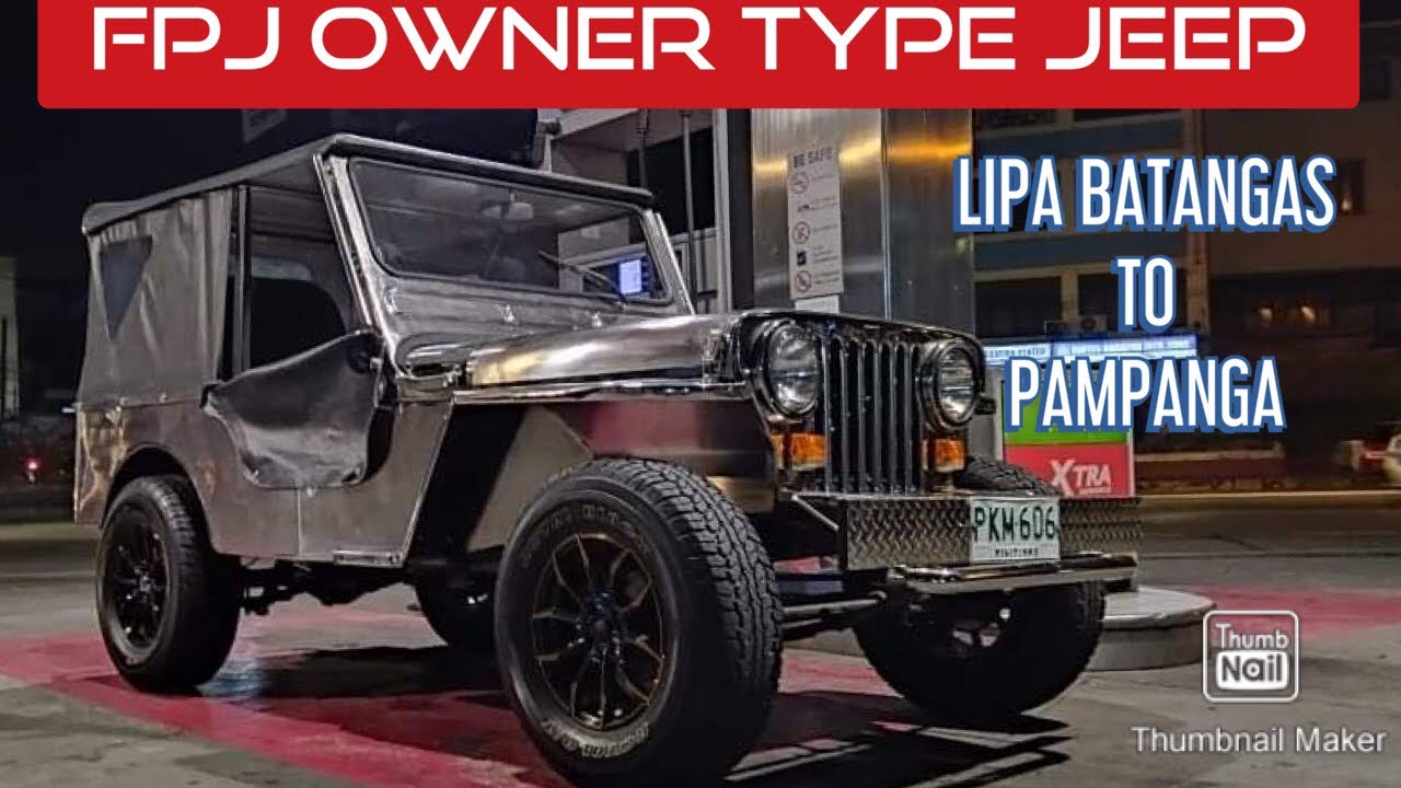 FPJ DELIVER TO PAMPANGA | BATANGAS TO PAMPANGA | OWNER TYPE JEEP - YouTube