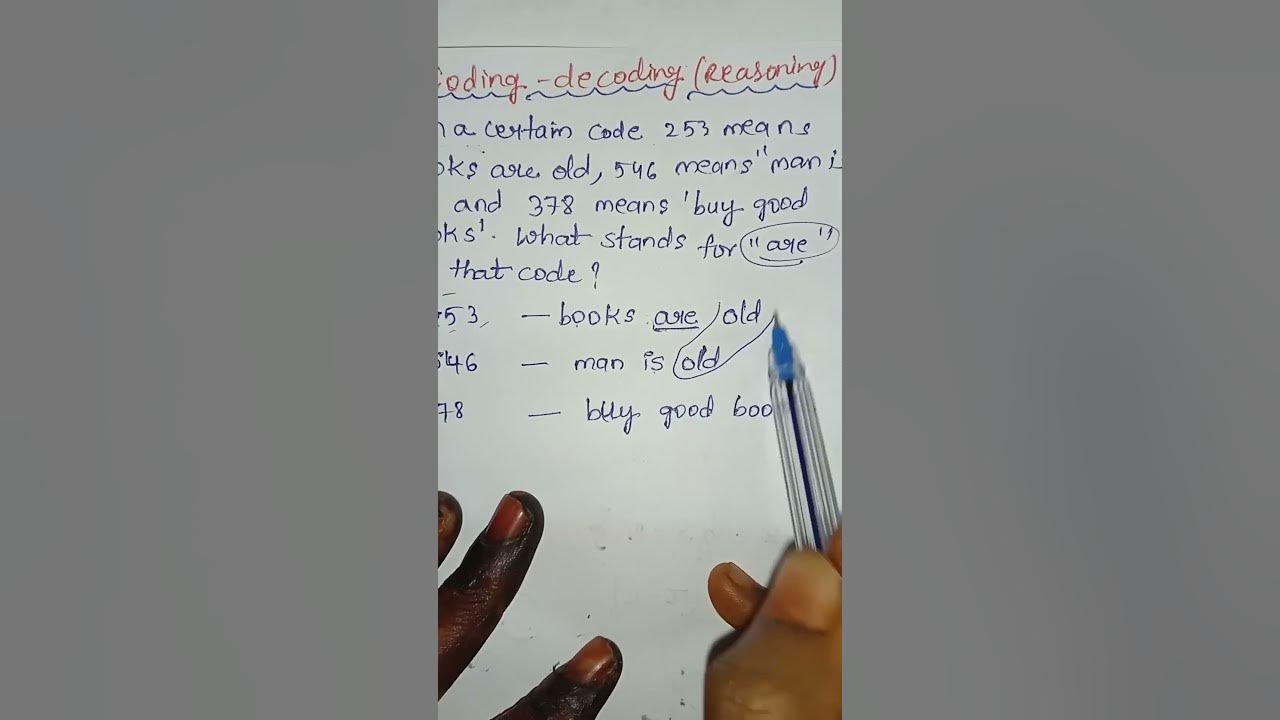 Codingdecoding Reasoning Tricks How Youtube