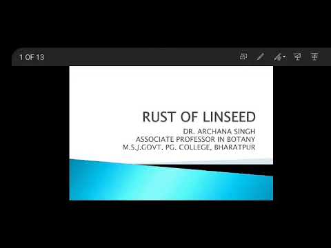 Rust of Linseed - YouTube