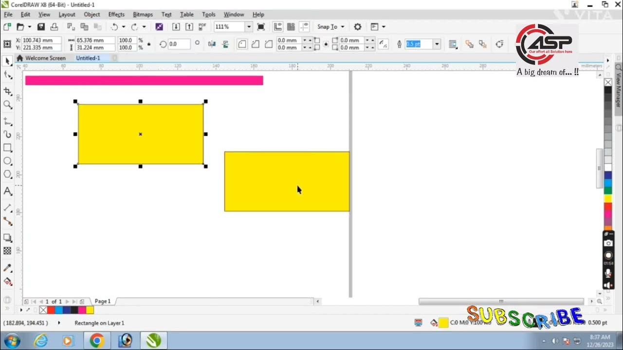 object all shortcut alignment keys / learn corel draw / daily corel classes - YouTube