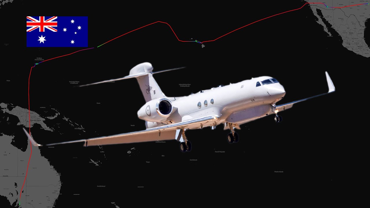 Australia's First MC-55A Peregrine Intelligence Aircraft Arrives at RAAF Edinburgh - YouTube