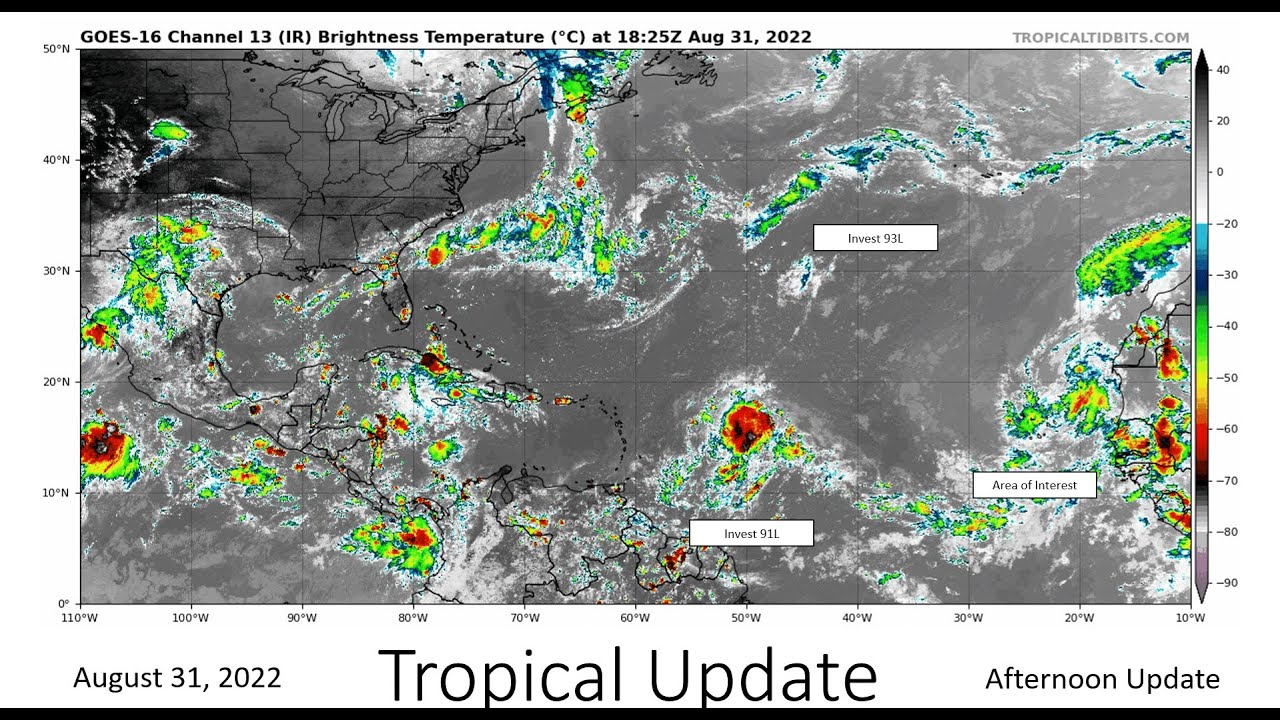 Invest 91L and Invest 93L Could Make a Pair of Hurricanes by Next Week ...