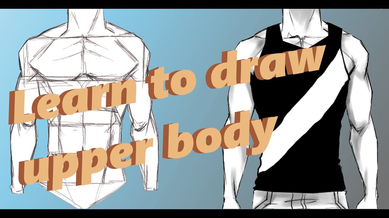 How to draw anime body - YouTube