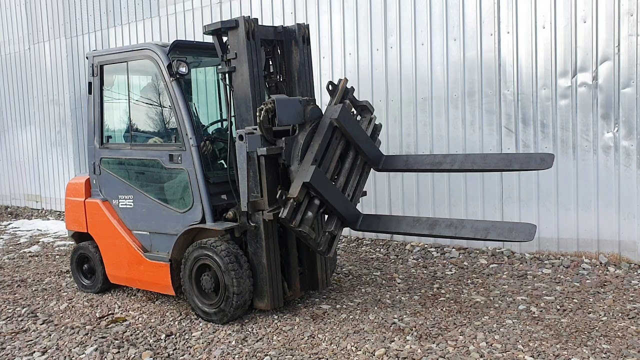 TOYOTA FORKLIFT WITH 360-ROTATOR. BALTIC TRUCK OÜ - YouTube