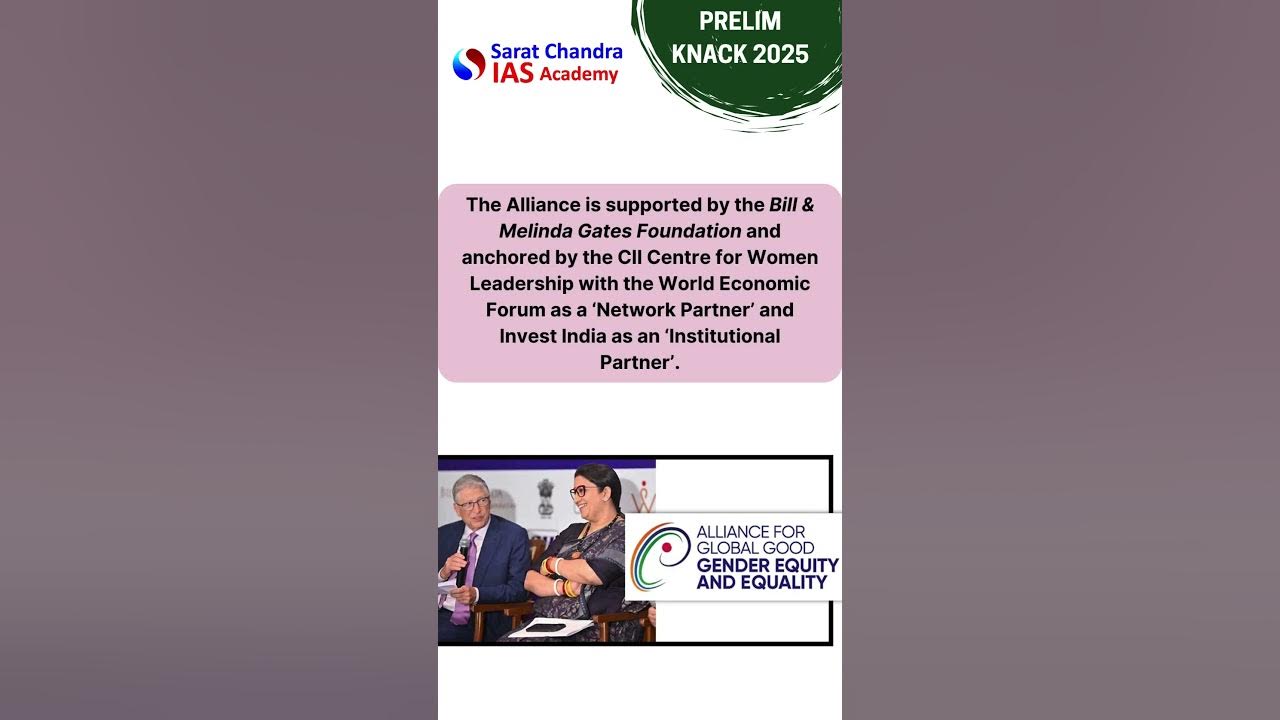 The Alliance for Global Good Gender Equity and Equality I Best IAS Academy in Vijayawada - YouTube