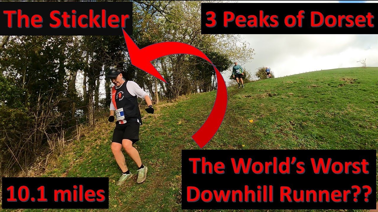 The STICKLER. Tough Trail Race. WORLD'S WORST DOWNHILL RUNNER in action ...