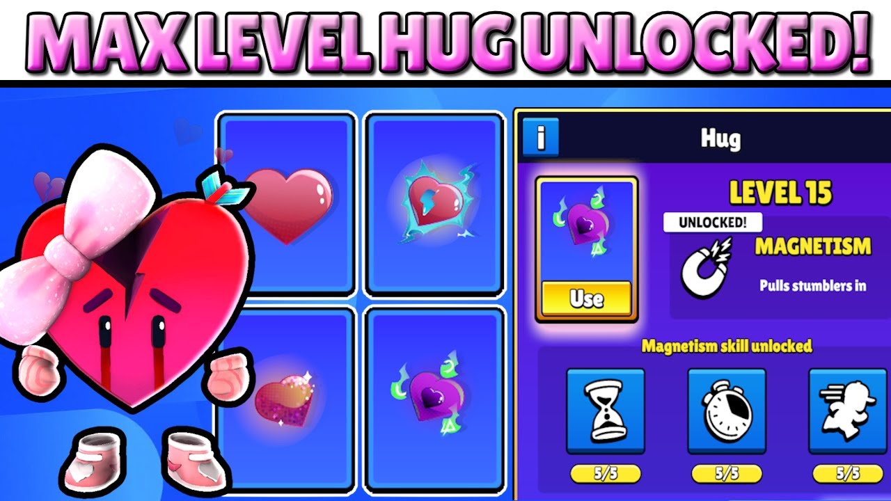 MAX Level Hug Ability Emote Tips in Stumble Guys! - YouTube
