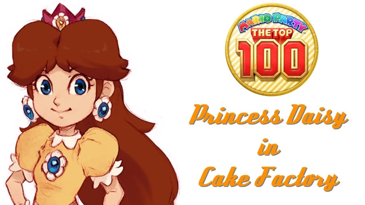 Mario Party The Top 100 - Princess Daisy in Cake Factory - YouTube
