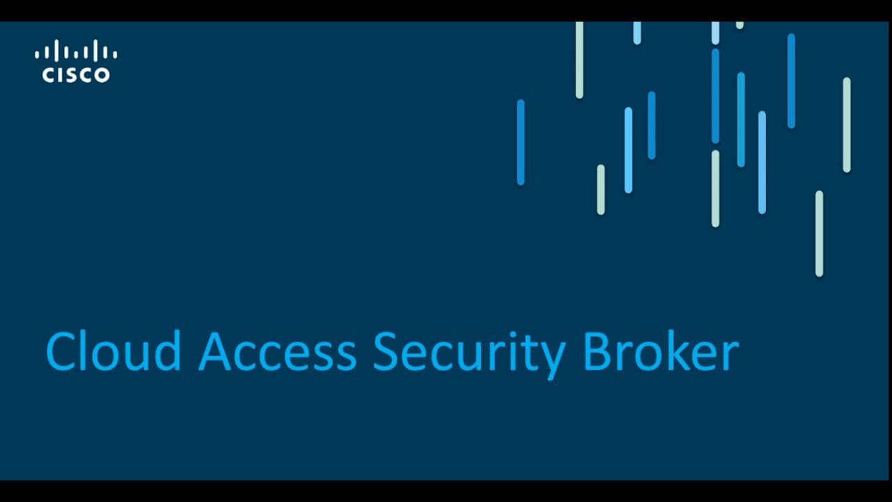 Cloud Access Security Broker - Cisco Cloud - YouTube