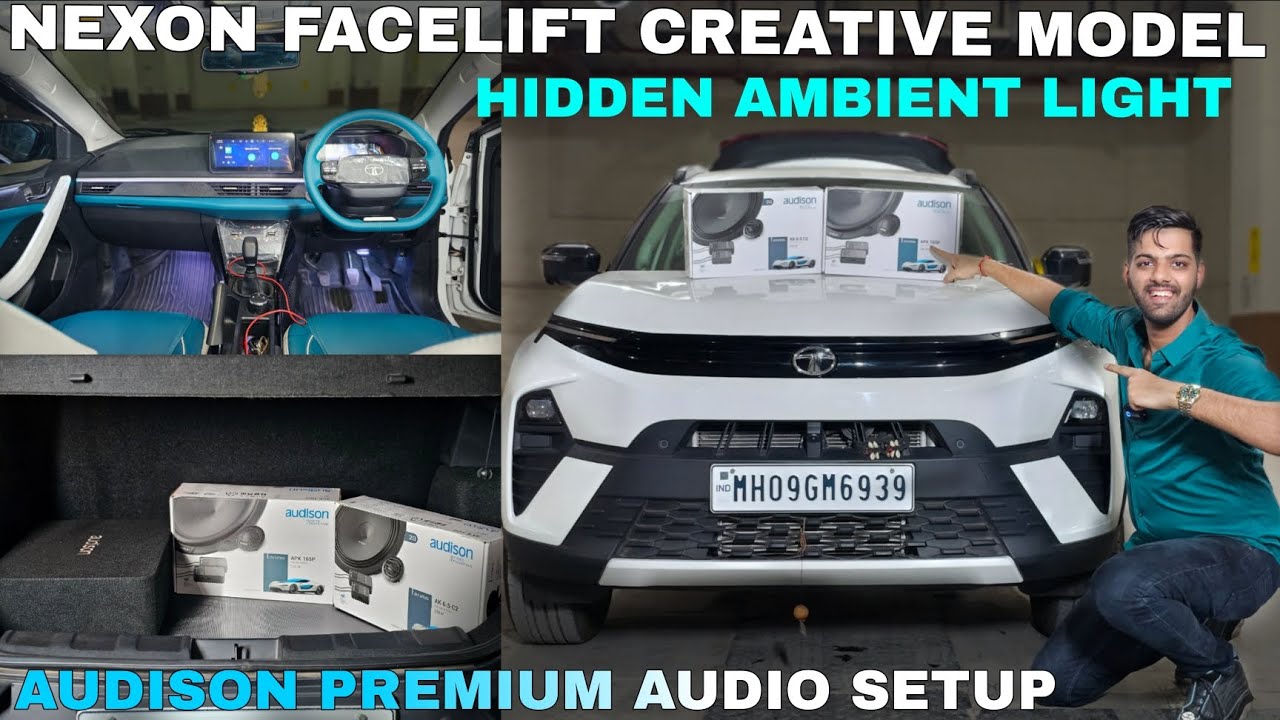 NEXON FACELIFT CREATIVE MODEL MODIFIED WITH AUDISON PREMIUM AUDIO SETUP ...