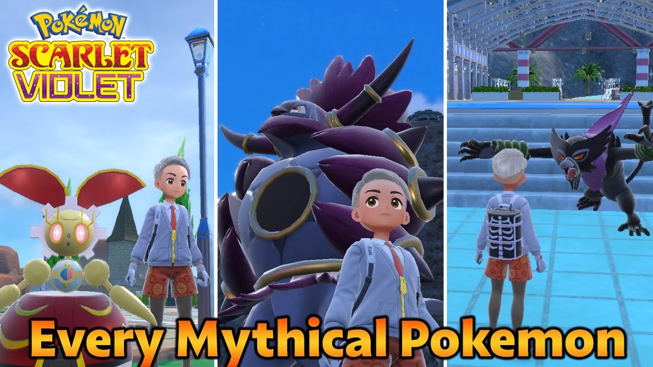 Every Mythical Pokemon Now Available in Pokemon Scarlet and Violet ...