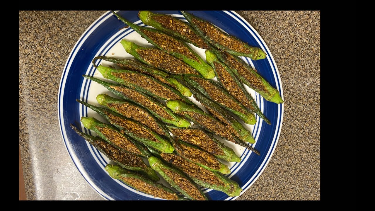 Vendakkai fry/stuffed vendakkai fry/stuffed ladies finger fry/stuffed ...