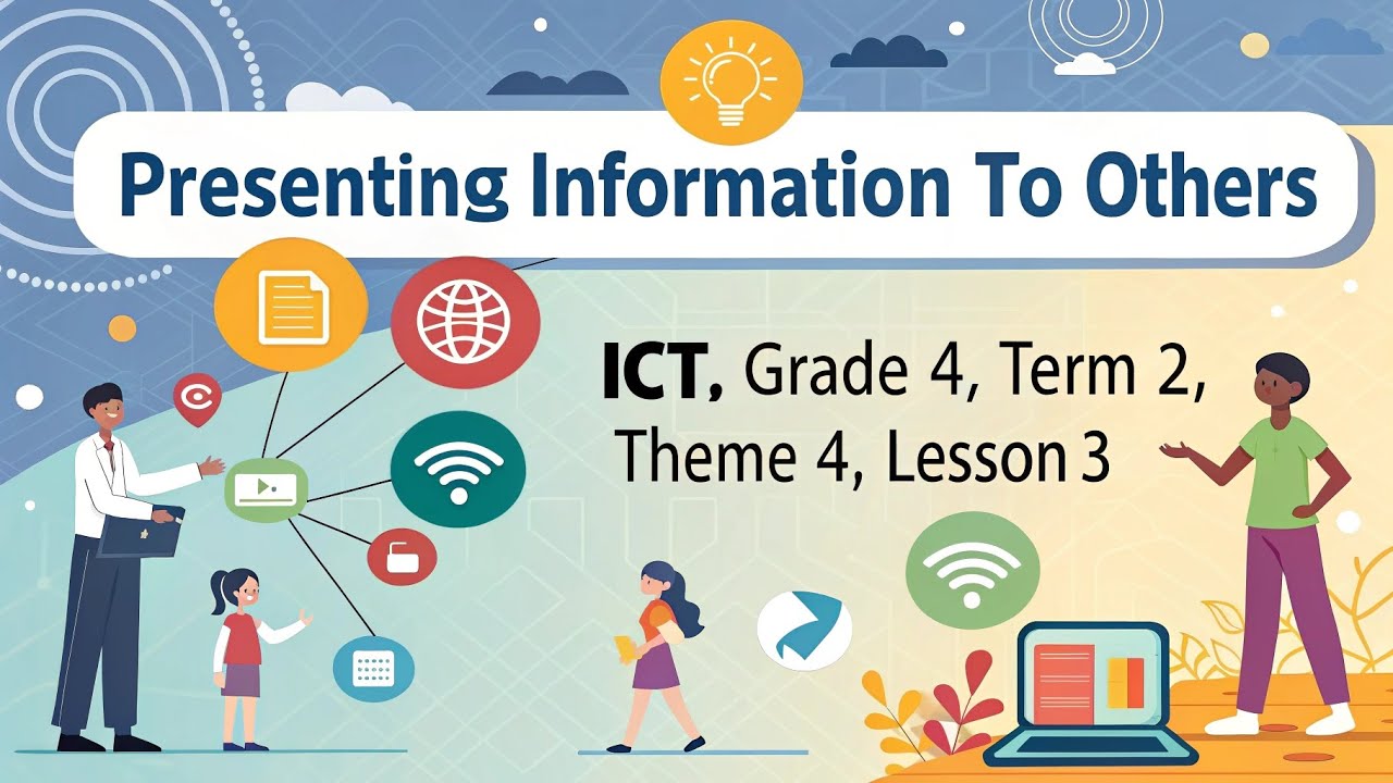 Presenting Information to others | Grade 4: Term 2, Theme 4, Lesson 3 ...