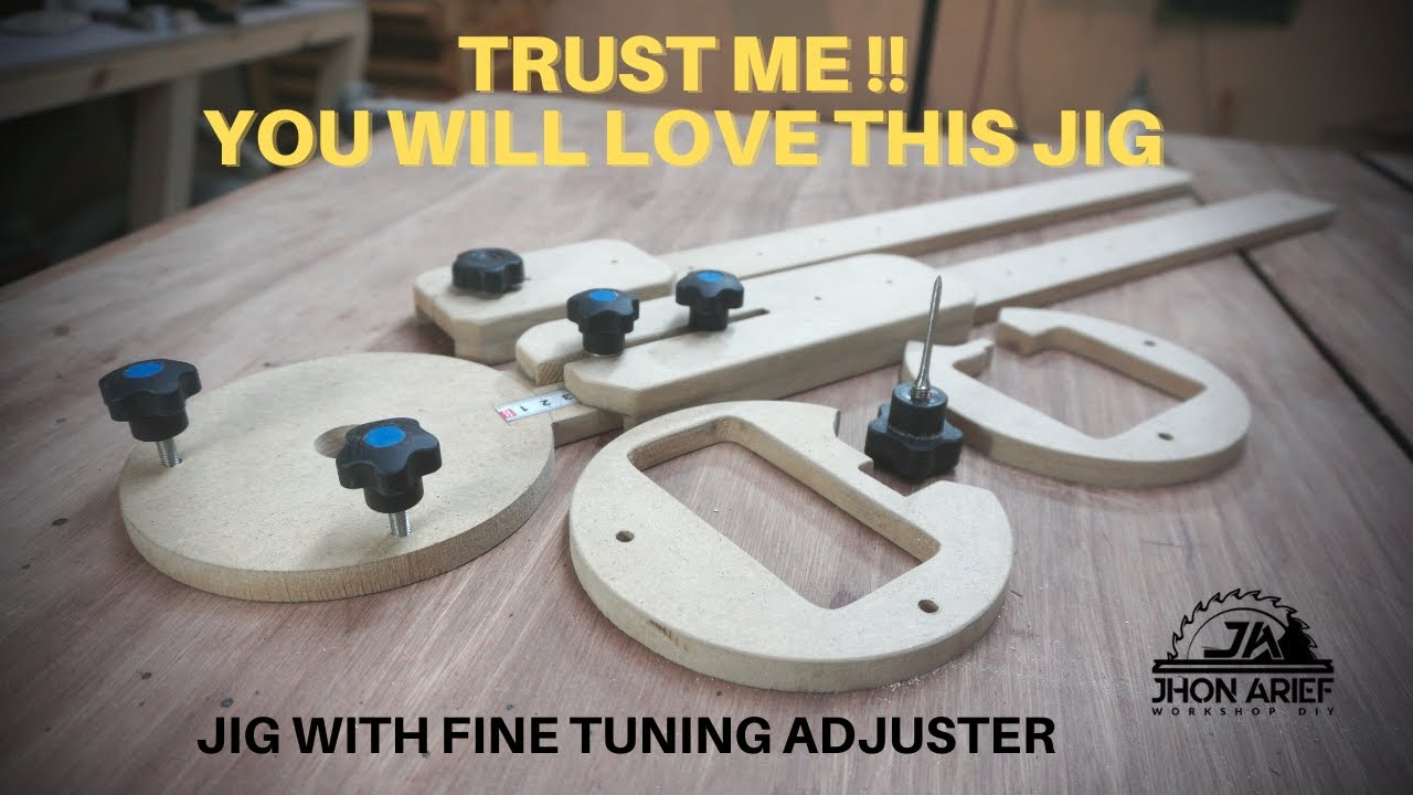 CIRCLE JIG WITH FINE TUNING - YouTube