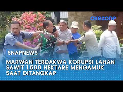 Dramatis! Eks Kadis Kehutanan Babel Terdakwa Korupsi Lahan Sawit Rp24 Miliar Mengamuk saat Ditangkap