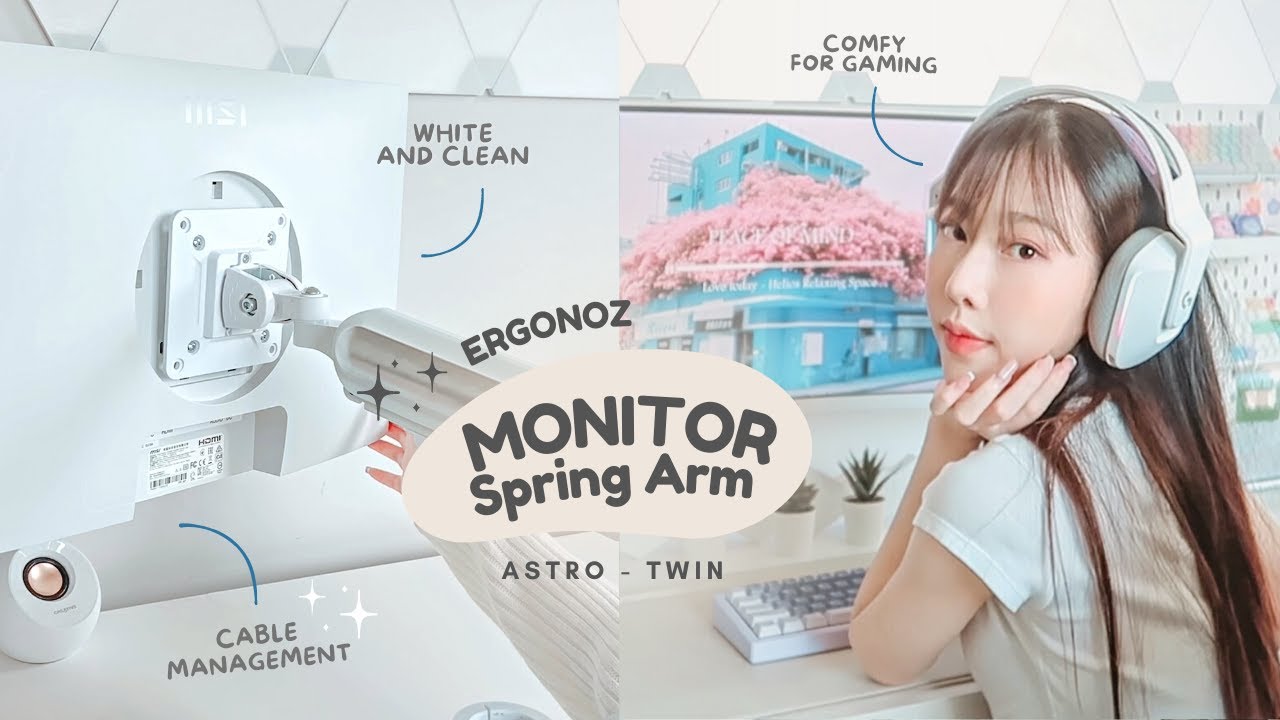 Astro Twin Monitor Arm 🖥️ ขาจับจอแบบคู่! เพิ่มพื้นที่บนโต๊ะทำงาน ️ ...