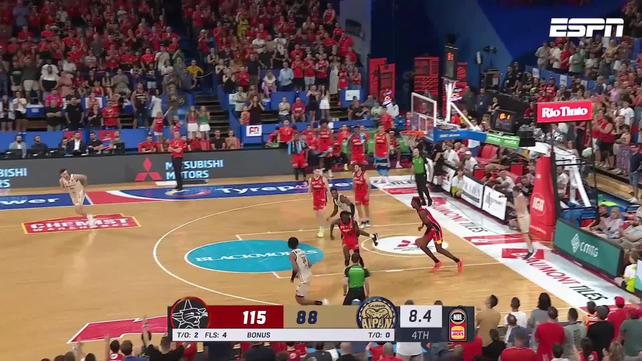 Alexandre Sarr (14 points) Highlights vs. Cairns Taipans - YouTube