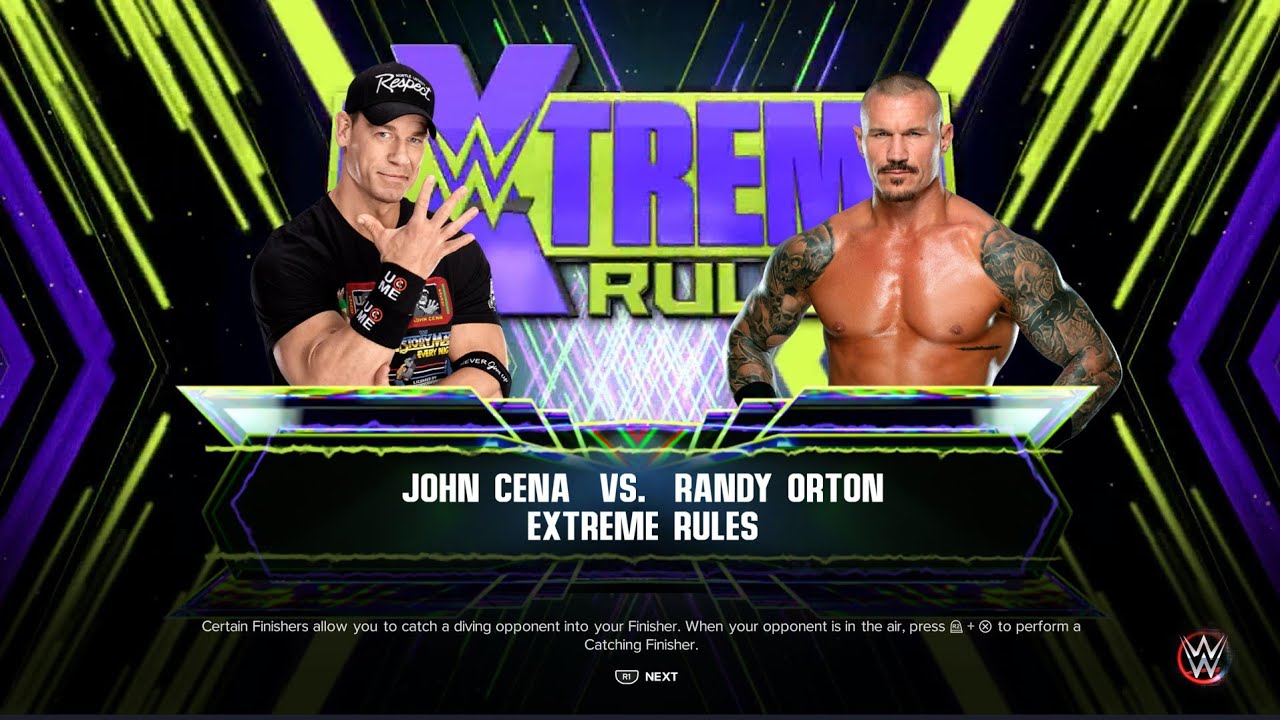 [ WWE_2K23 ] John Cena VS Randy Orton : Extreme Rules, June 1, 2023 ...