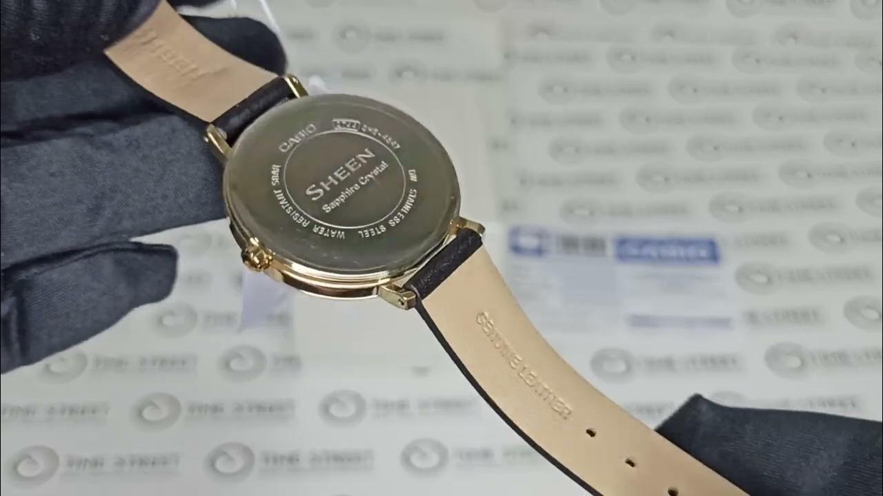 Casio SHE-4547GL-3A - YouTube