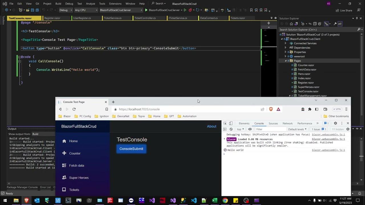 Blazor Webassembly 6 Vs2022 How To Use The Browser Developer
