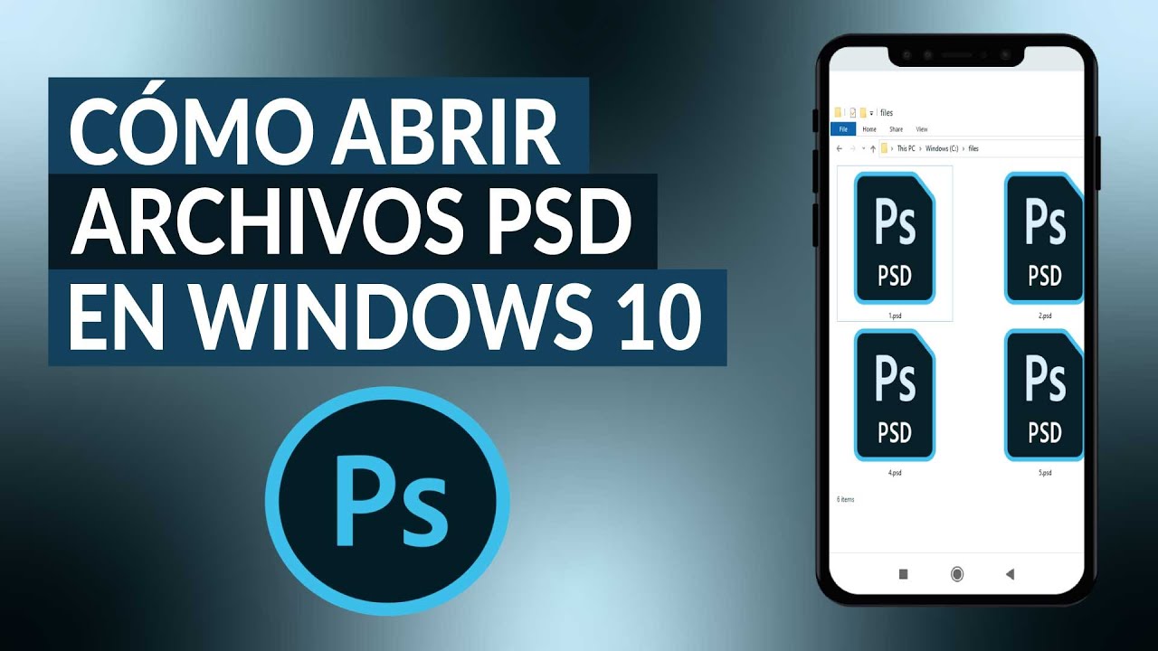 ¿Cómo abrir archivos de imagen PSD en mi PC con WINDOWS 10? - Adobe ...