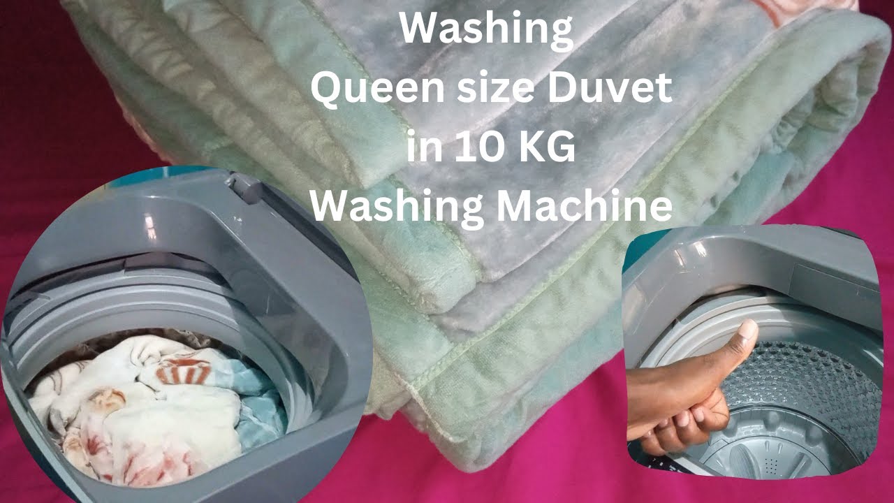 Washing Queen Size Duvet In 10kg Washing Machine | How To | Laundry Day ...