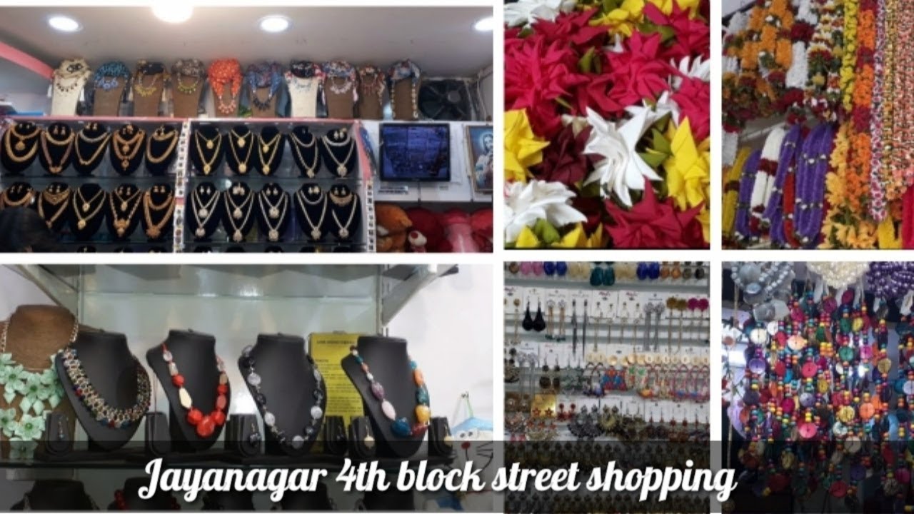 Jayanagar 4th block Street Shopping | Jayanagar Shopping Complex - YouTube