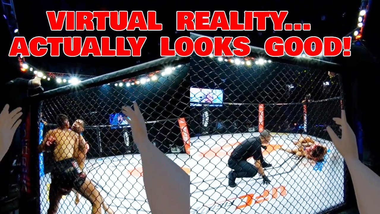 What watching MMA in VR looks like.. - YouTube