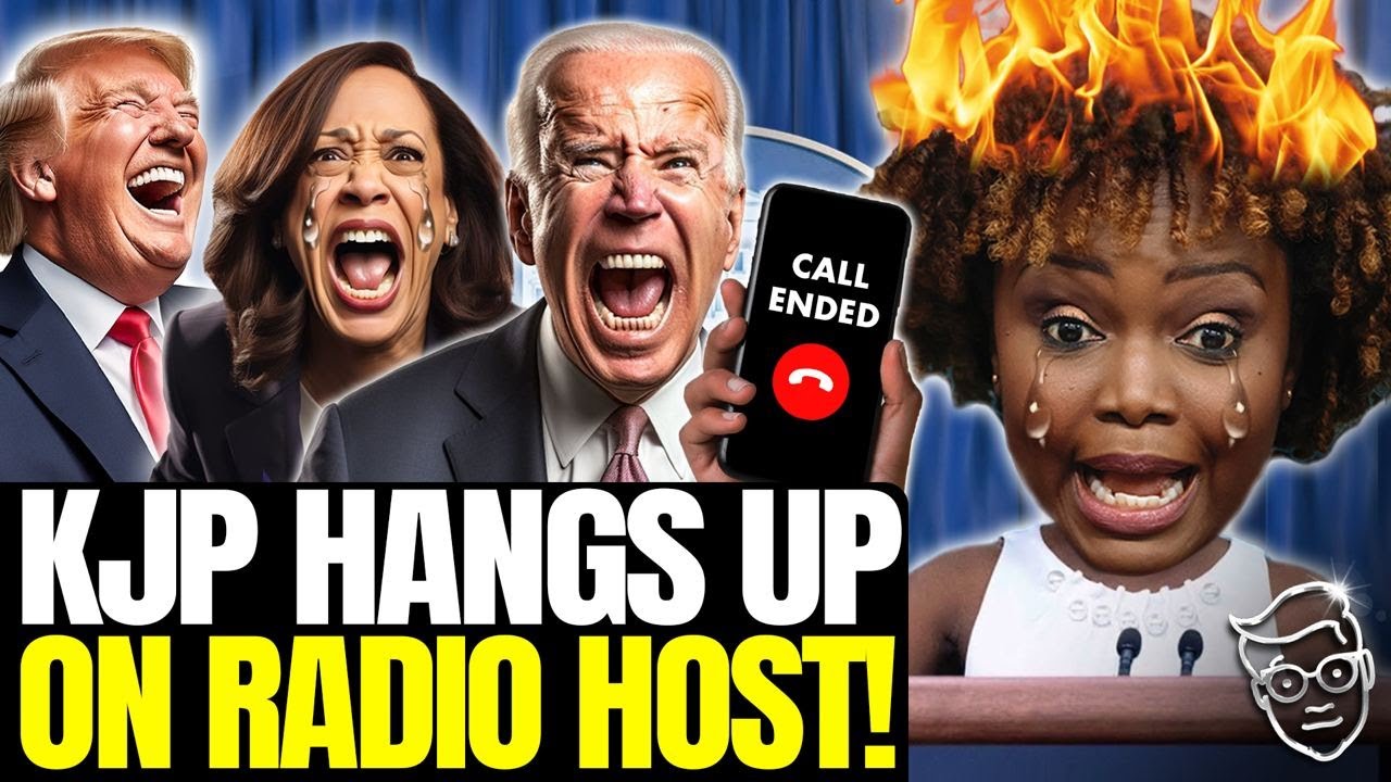 PANIC: KJP Rage HANGS-UP During LIVE Interview When Host Asked if Biden ...