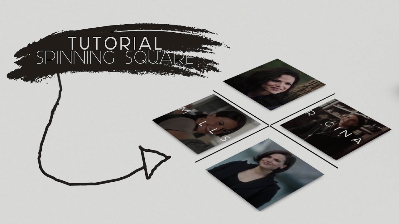 ae tutorial - spinning square (null object) - YouTube
