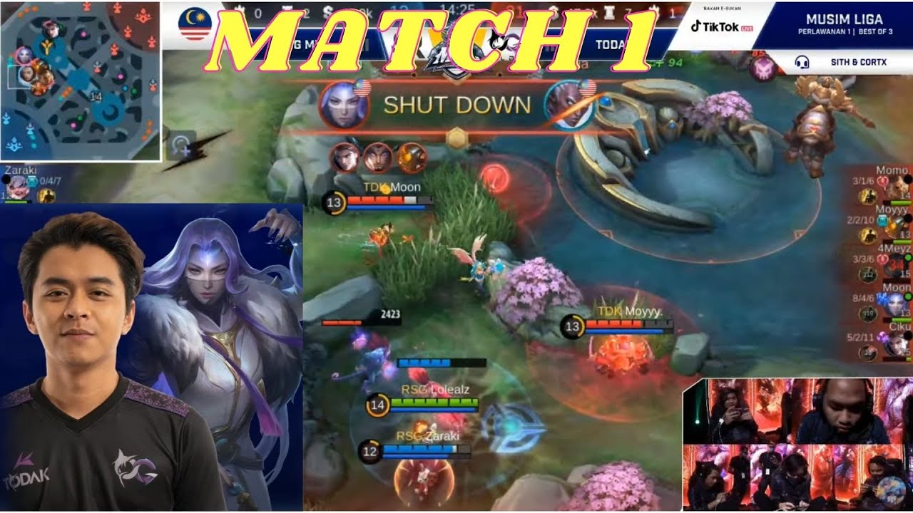 Lou Yi Moon Mengganas !! Todak vs RSG MY | Match 1 | MPL MY S7 | Mobile ...