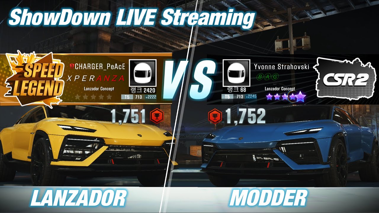 CSR2 / Lamborghini Lanzador Concept ShowDown Live Streaming - YouTube