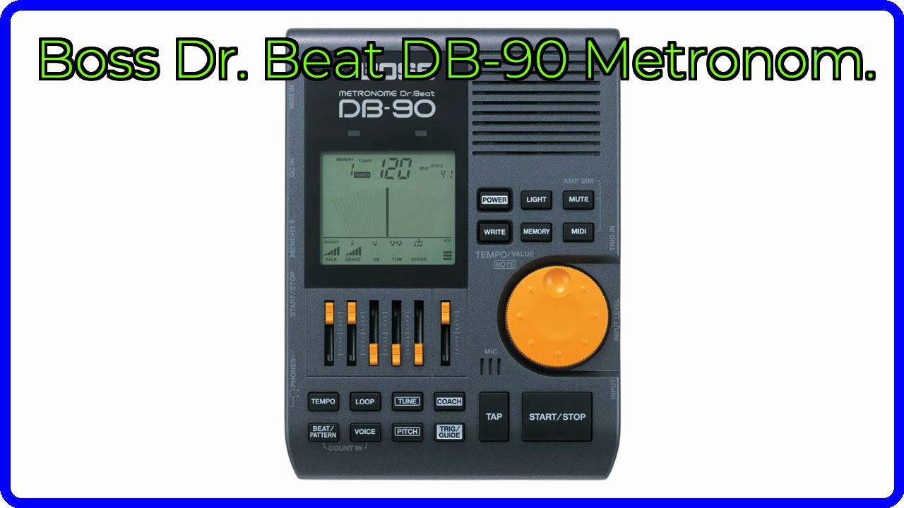 BEWERTUNG (2025): Boss Dr. Beat DB-90 Metronom.. WESENTLICHE ...