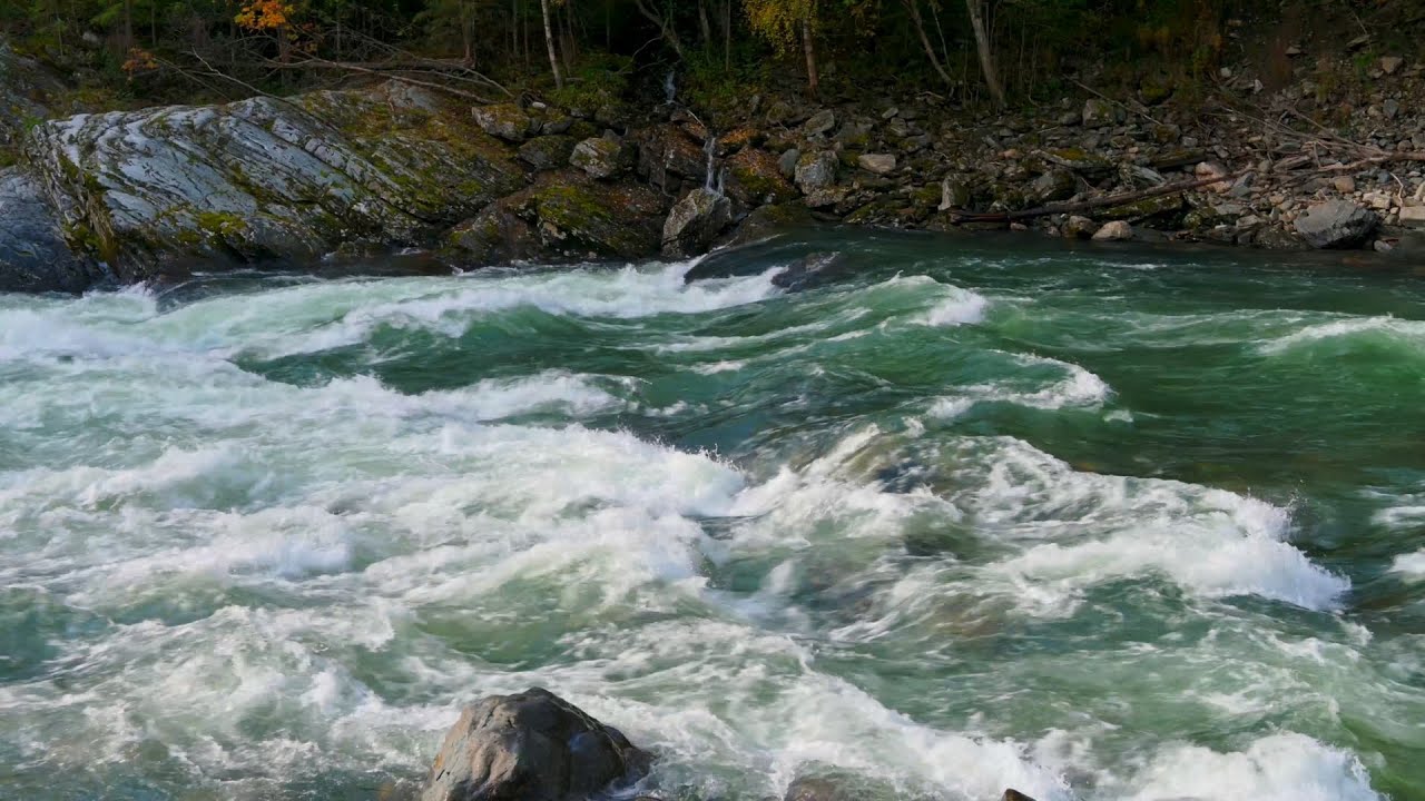 🌊 Relaxing Sjoa River Sounds in Norway | Calm Nature for Deep Sleep ...