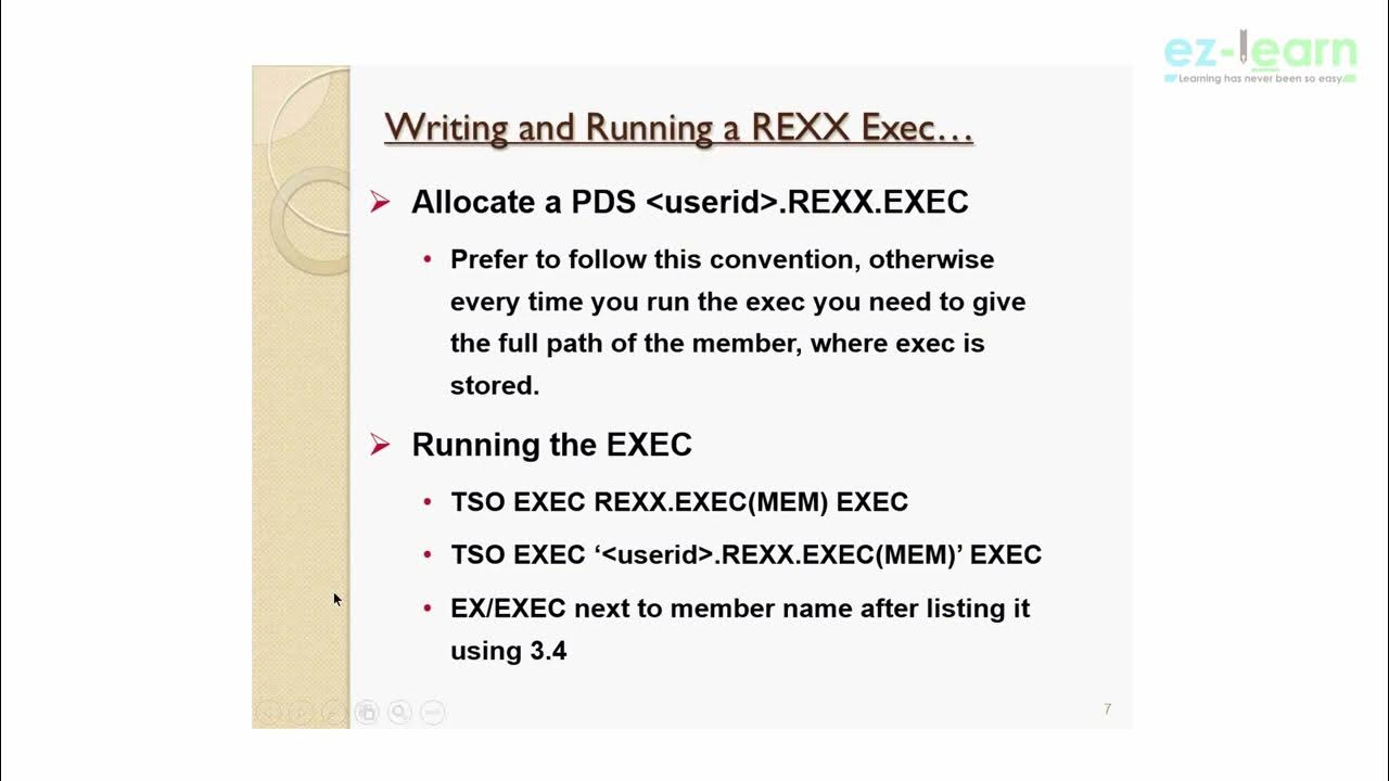 REXX Intro Video #rexx - YouTube