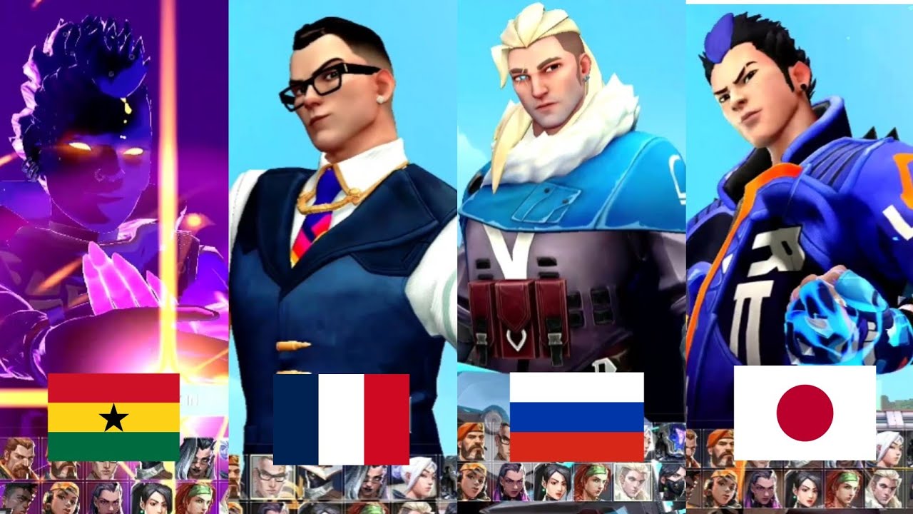 Valorant Agents speak their Native Language || Valorant Agents ...