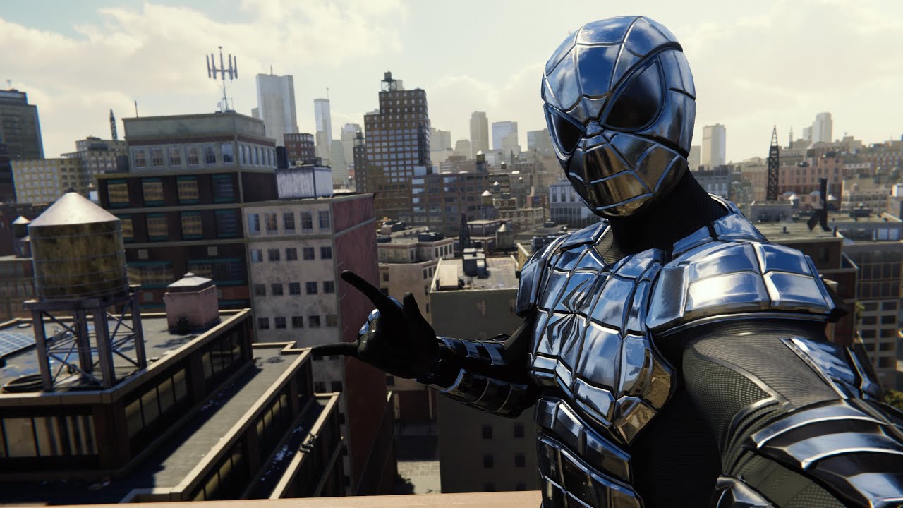 Marvel's Spider Man Spider Armor MK I Suit Gameplay - YouTube