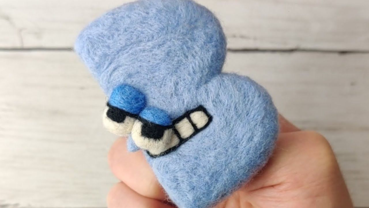 ASMR Alphabet Lore B Wool Art - YouTube