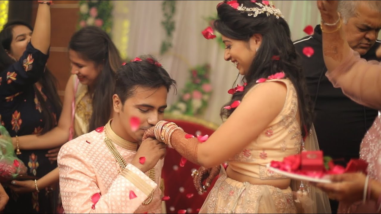 Ajay and Gunjan Full Engagement Video | Uneven Couple - YouTube