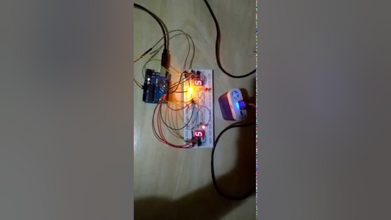 semaforo com arduino, ci4511,display 7 segmentos e leds - YouTube