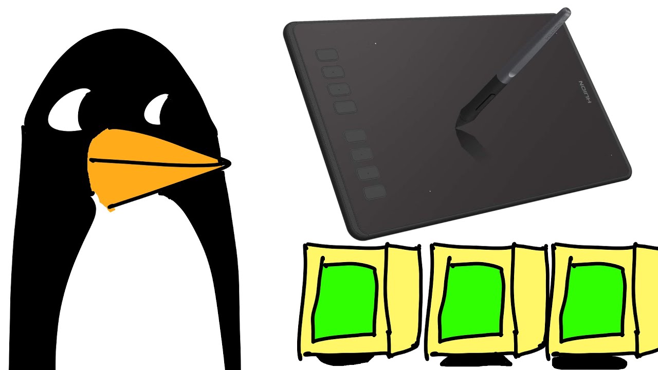 Huion Tablet setup on Linux - YouTube