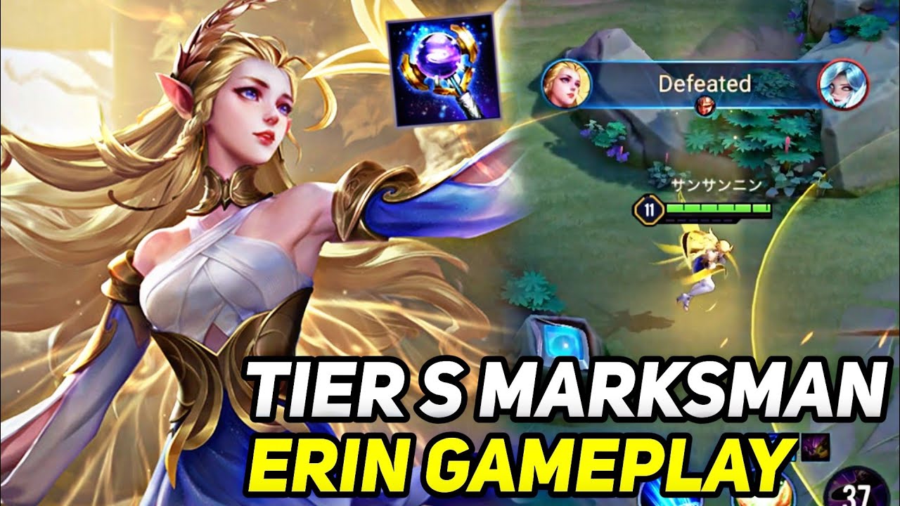 AoV : ERIN GAMEPLAY | TIER S - ARENA OF VALOR - YouTube