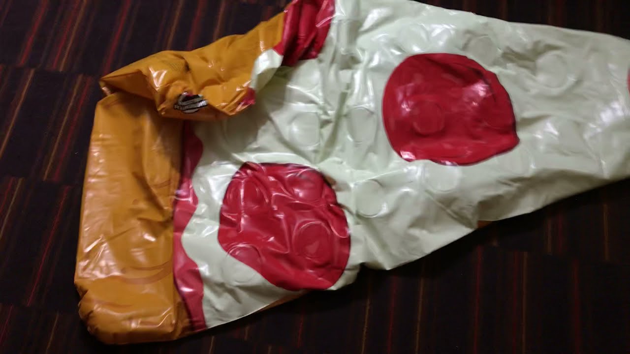 Popping Another Inflatable Pizza Slice! - YouTube