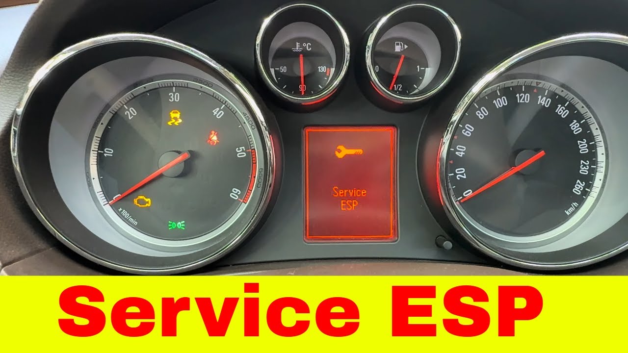 Service ESP. C0710. Opel Insignia - YouTube