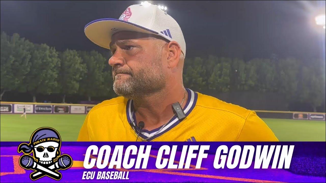 ECU Baseball Coach Cliff Godwin after the three game sweep of Wichita State - YouTube